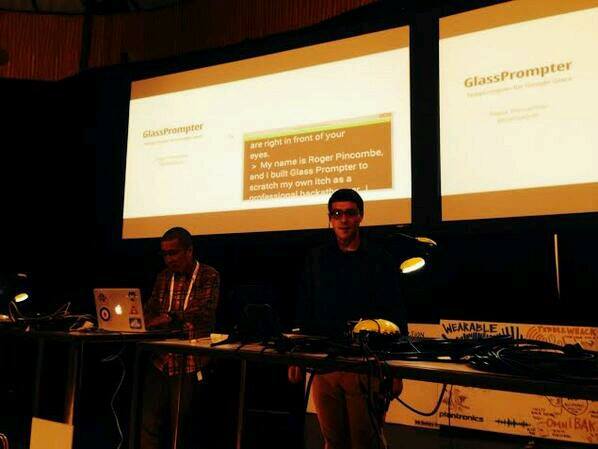 GlassPrompter, the Google Glass Teleprompter